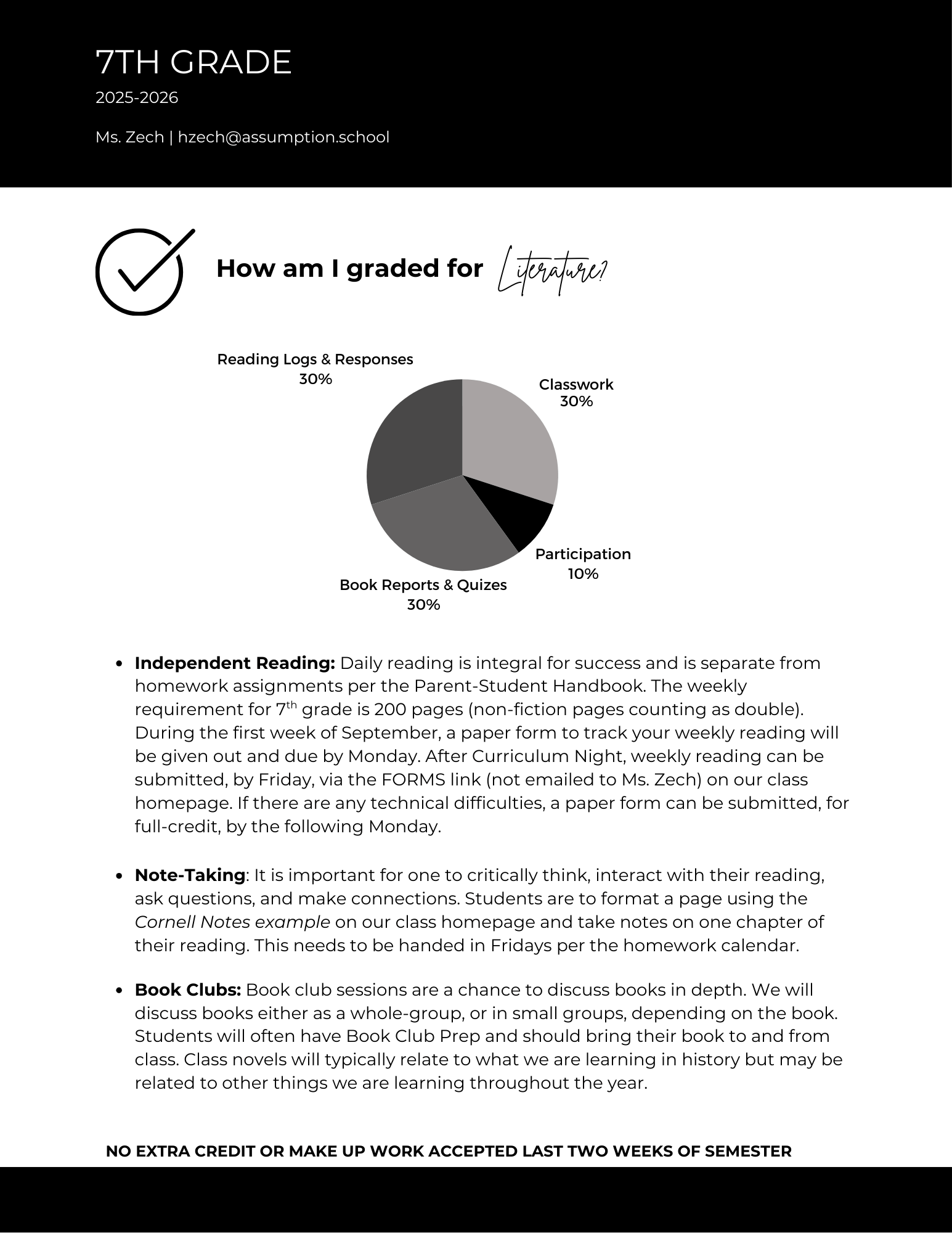 Literature Syllabus- 7th Grade – ACS Seventh Grade